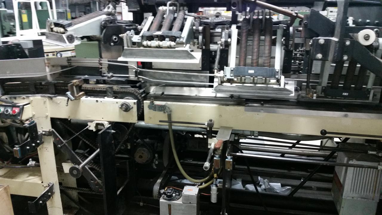 Lot #68: Harris UB11 Perfect Binder, 36 Station Gathering System ...